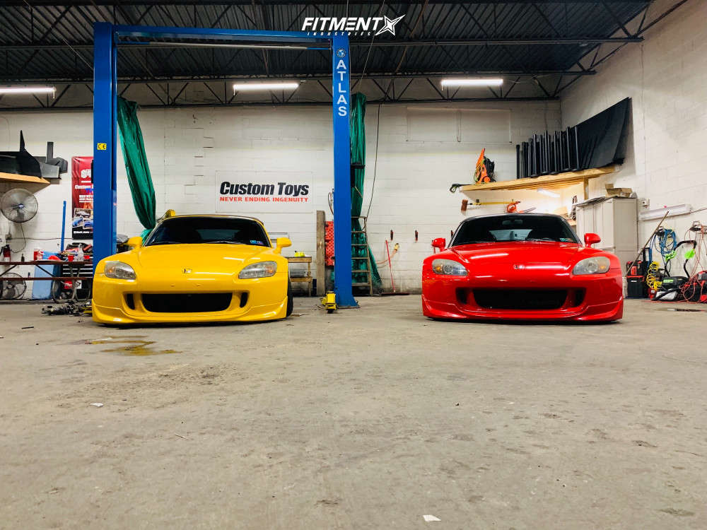 2008 Honda S2000 Base with 18x9.5 Work Emotion Cr Kiwami and Achilles ...