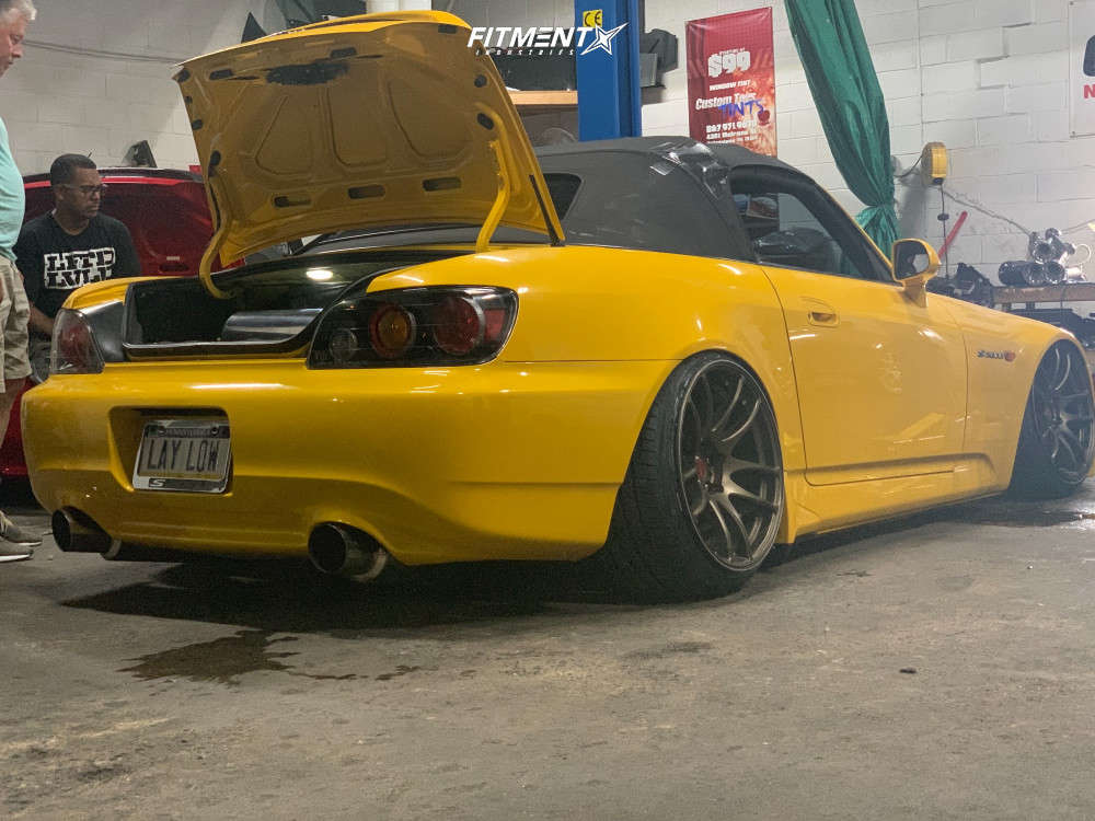 2008 Honda S2000 Base with 18x9.5 Work Emotion Cr Kiwami and Achilles ...
