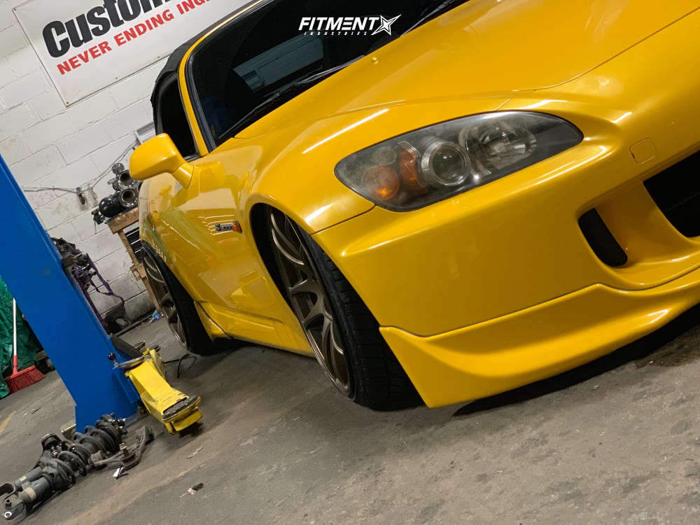 2008 Honda S2000 Base with 18x9.5 Work Emotion Cr Kiwami and Achilles ...