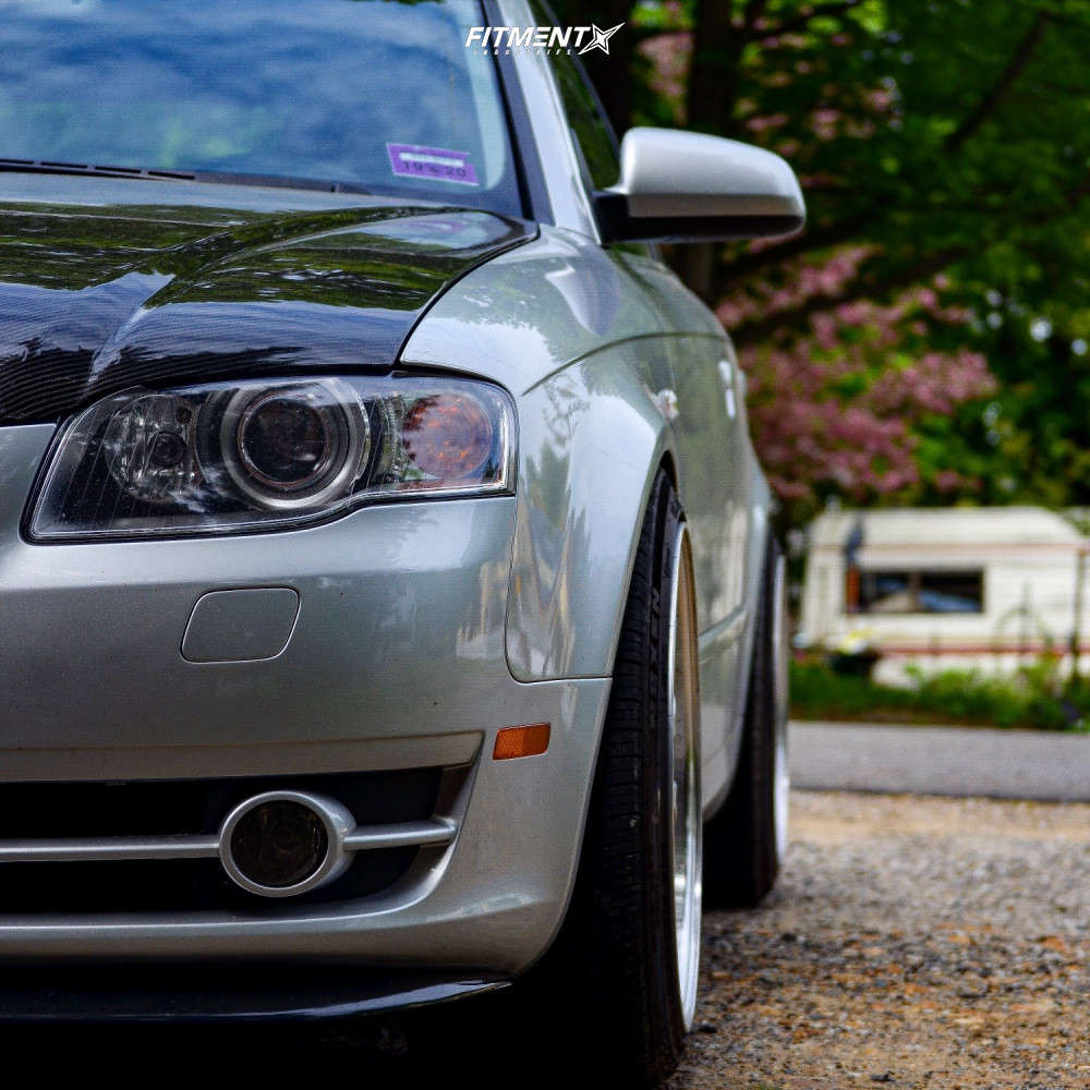 2007 Audi A4 Quattro Base with 18x9.5 Rotiform Lsr and Nankang 235x40 ...