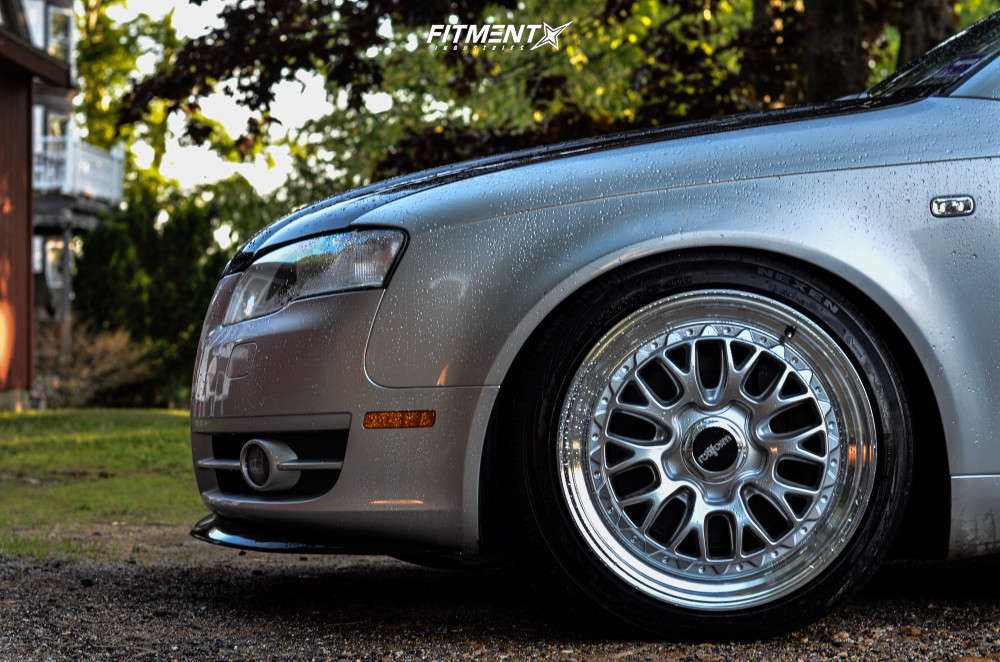 2007 Audi A4 Quattro Base with 18x9.5 Rotiform Lsr and Nankang 235x40 on Coilovers | 773015 ...