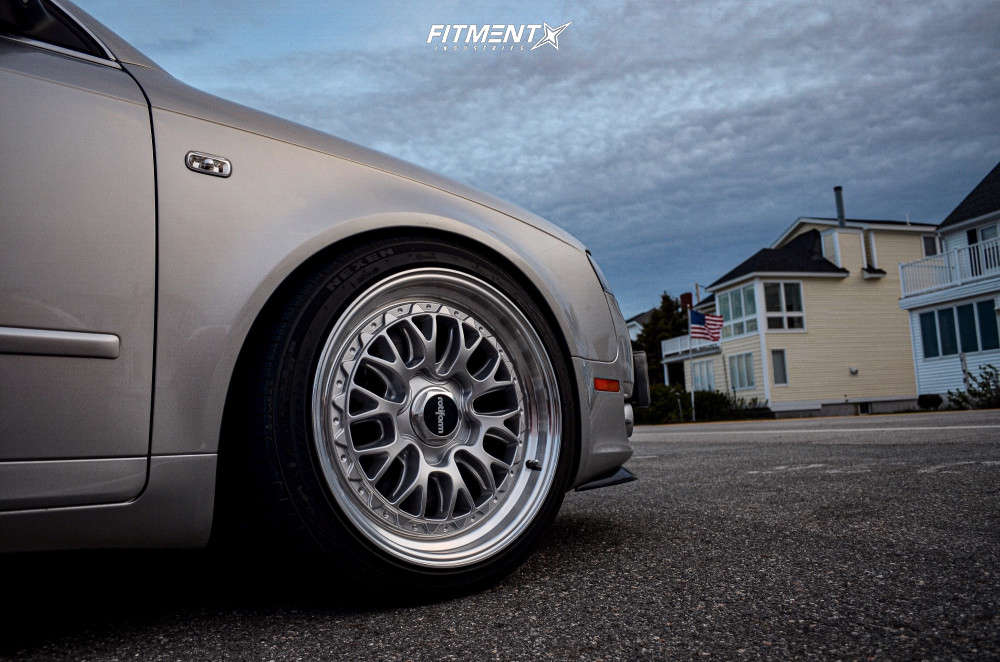 2007 Audi A4 Quattro Base with 18x9.5 Rotiform Lsr and Nankang 235x40 on Coilovers | 773015 ...