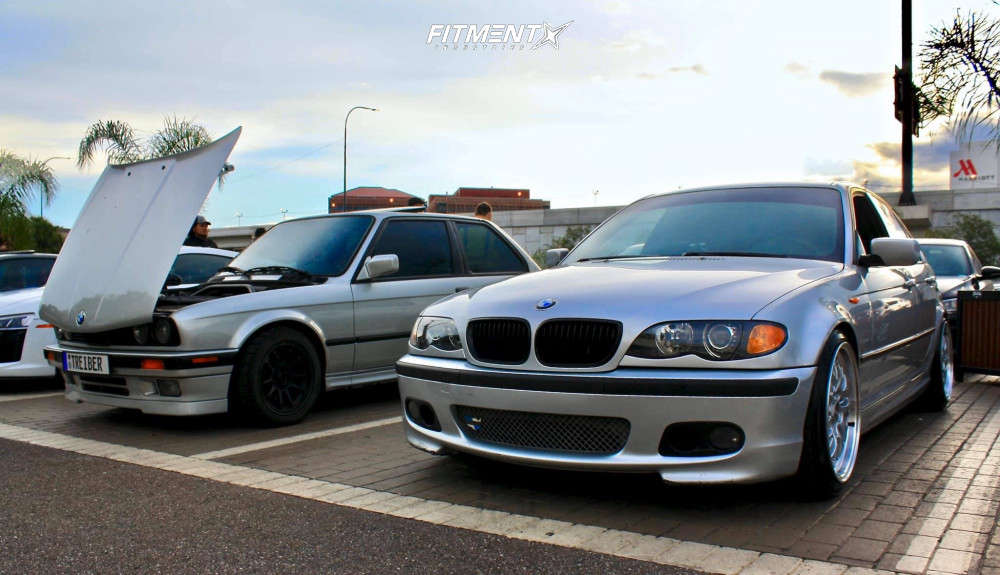 2004 BMW 330i Base with 18x9.5 Rotiform Lsr and Firestone 225x40 on ...