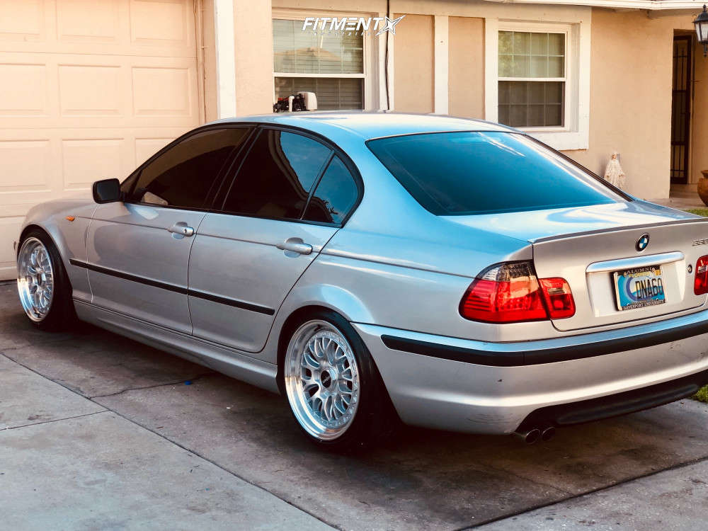 2004 BMW 330i Base with 18x9.5 Rotiform Lsr and Firestone 225x40 on ...