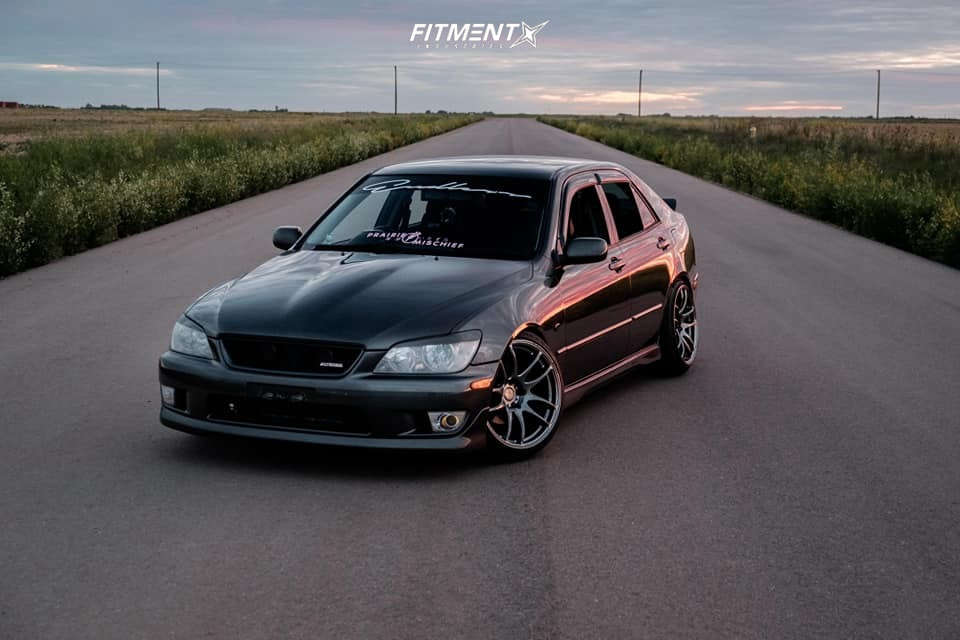 2003 Lexus IS300 Base with 18x9.5 Work Emotion Cr Kiwami and Nexen ...