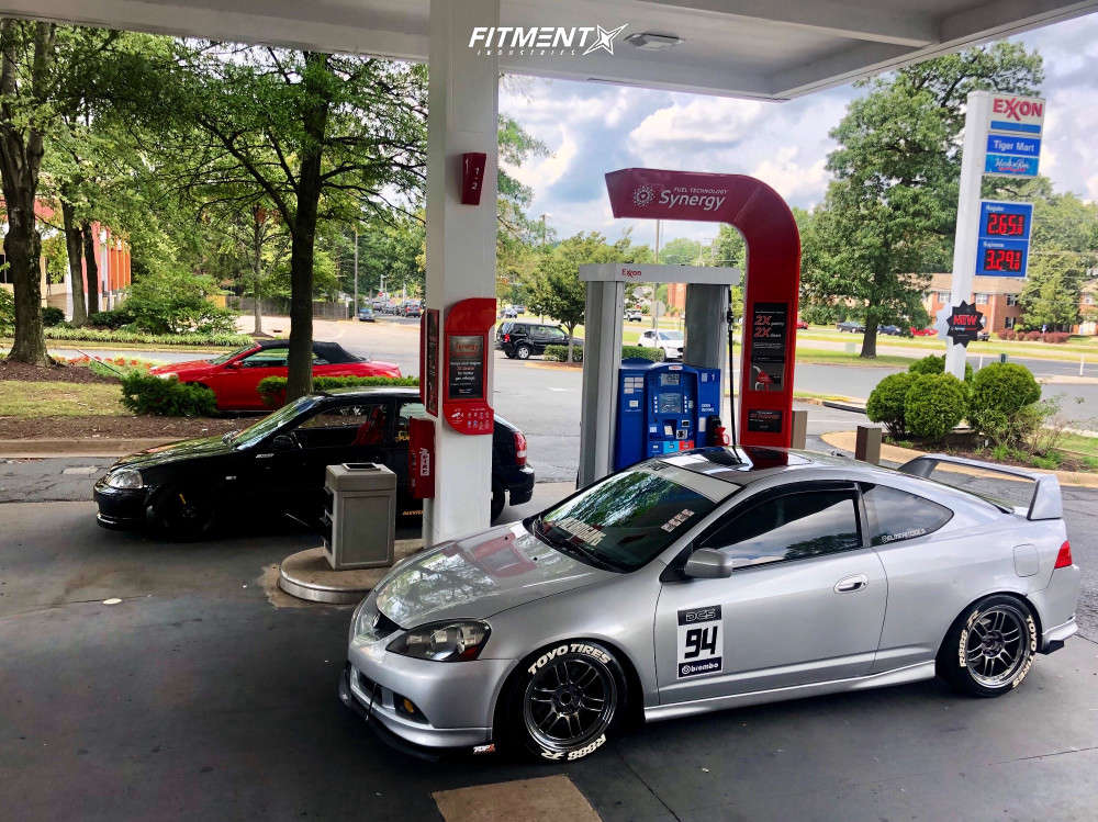 2005 Acura RSX Type-S with 17x9 Enkei RPF1 and Toyo Tires 245x40 on ...