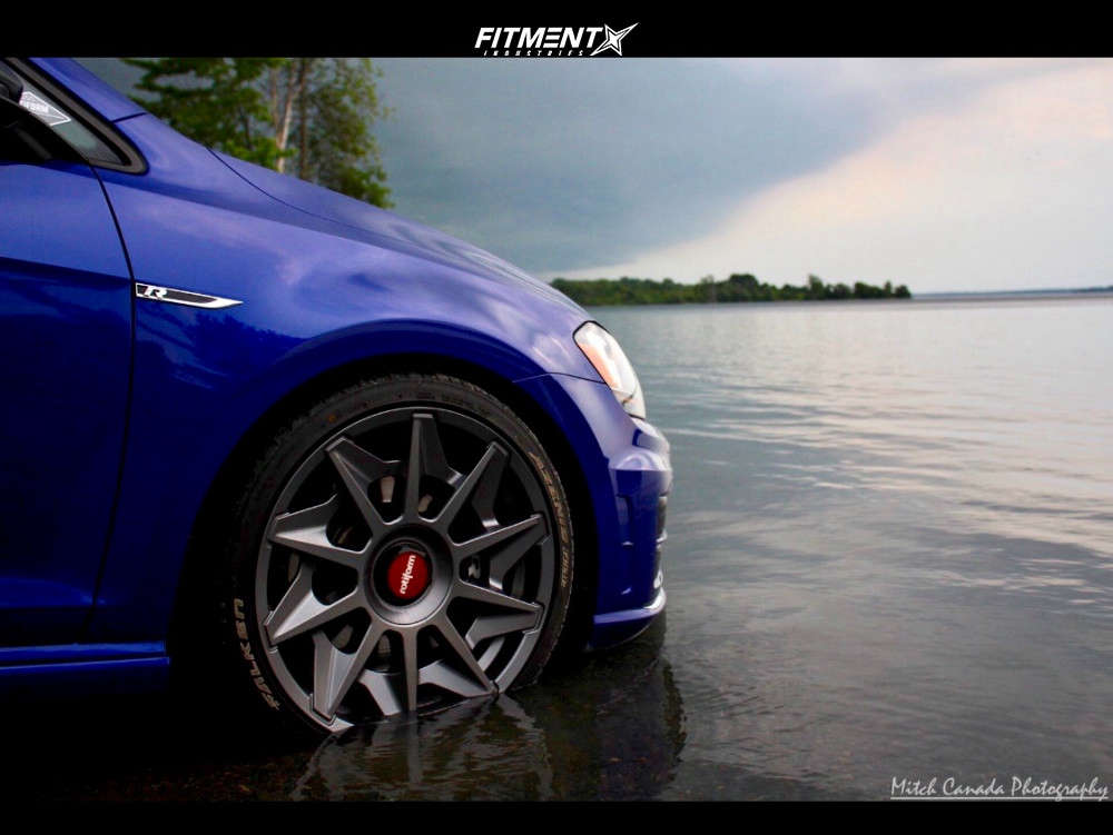 2016 Volkswagen Golf R Base with 19x8.5 Rotiform Cvt and Falken 245x35 ...