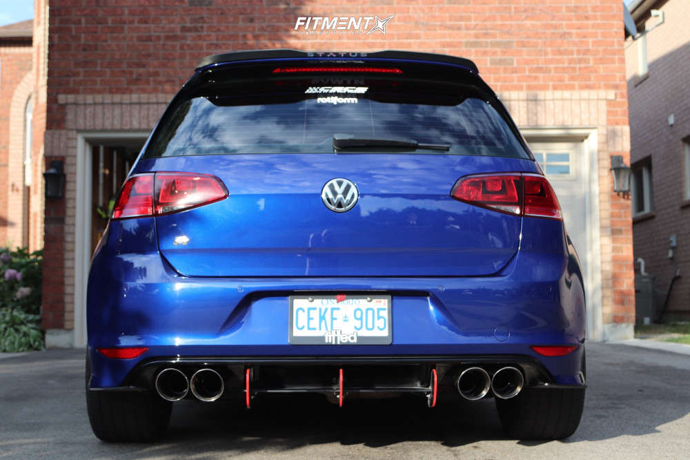 2016 Volkswagen Golf R Base with 19x8.5 Rotiform Cvt and Falken 245x35 ...