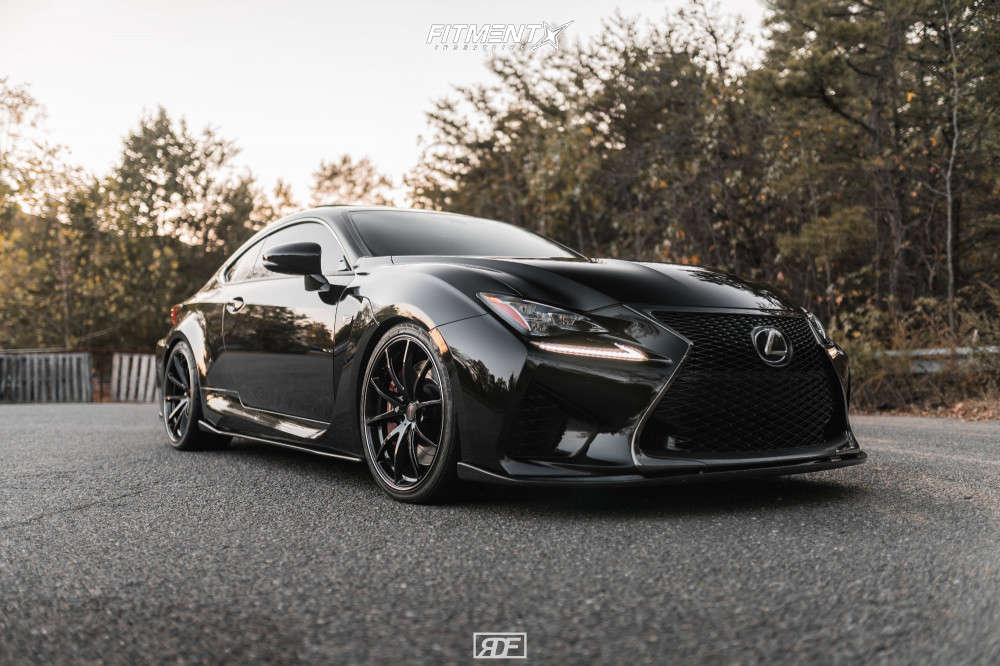 2015 Lexus RC F Base with 20x8.5 Rays Engineering G25 and Nitto 245x35 ...