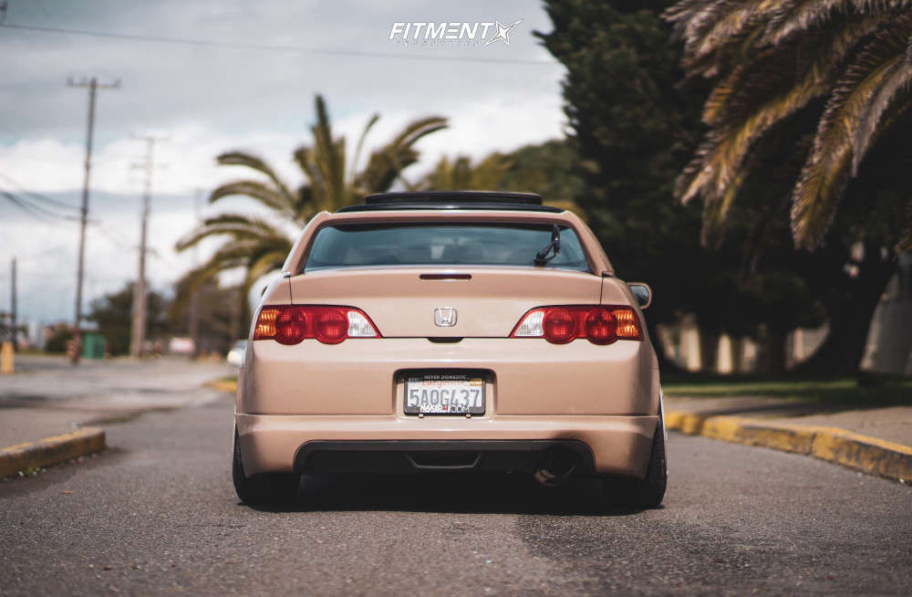 2003 Acura RSX Type-S with 18x9 Cosmis Racing Mr7 and Nankang 215x40 on ...