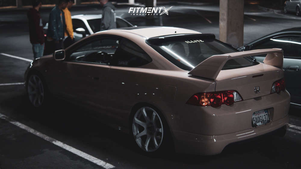 2003 Acura RSX Type-S with 18x9 Cosmis Racing Mr7 and Nankang 215x40 on ...