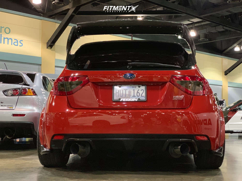 2010 Subaru WRX STI Base with 18x9.5 Cosmis Racing XT-206R and Sunfull ...