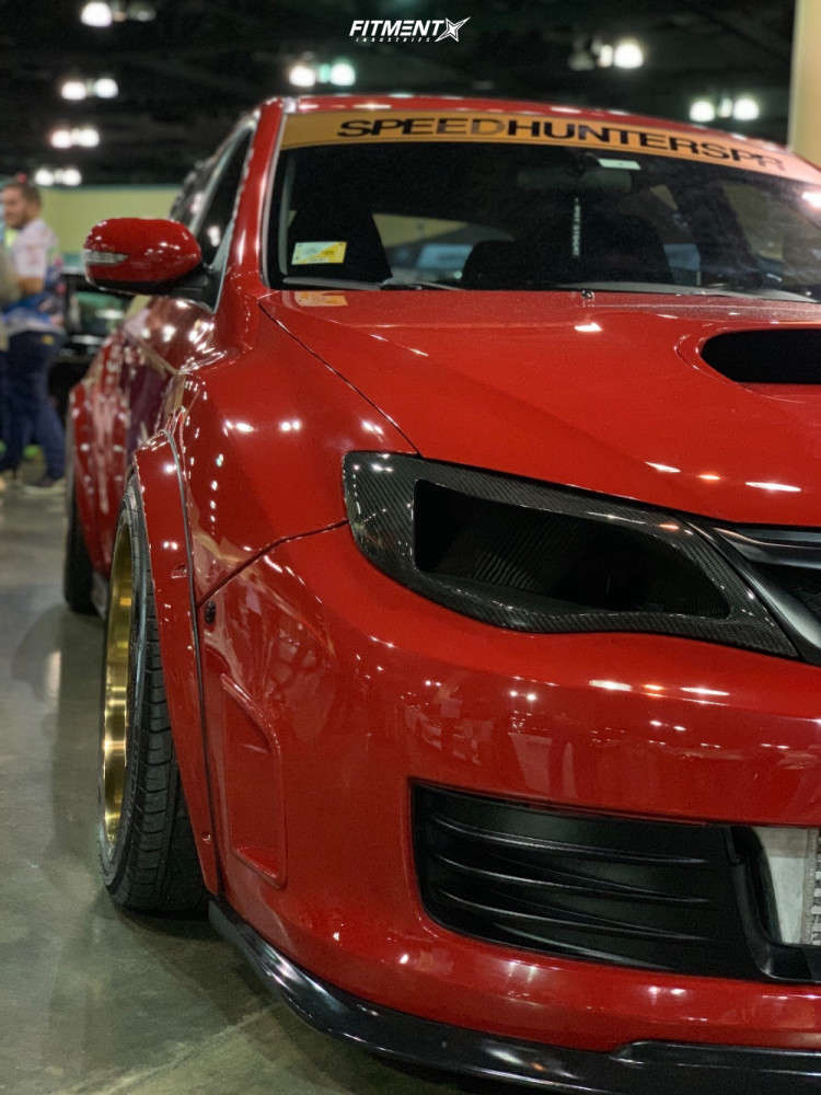 2010 Subaru WRX STI Base with 18x9.5 Cosmis Racing XT-206R and Sunfull ...