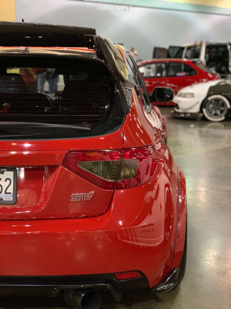 2010 Subaru WRX STI Base with 18x9.5 Cosmis Racing XT-206R and Sunfull ...