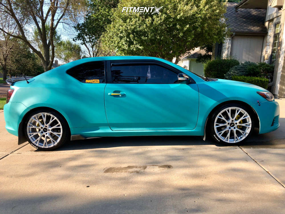 2011 Scion TC Base with 19x8.5 Konig Interflow and Toyo Tires 235x35 on ...