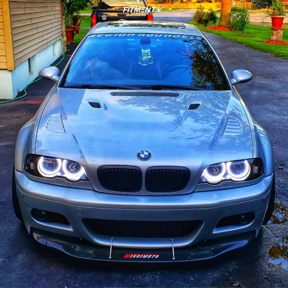 2002 BMW M3 Base with 19x9 BBS CSL and Ironman 255x35 on Lowering ...