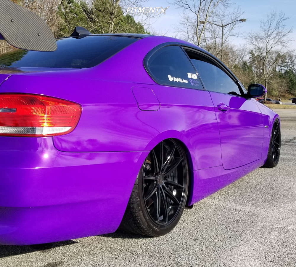 2009 BMW 335i Base with 19x8.5 Konig Oversteer and Hankook 235x35 on ...