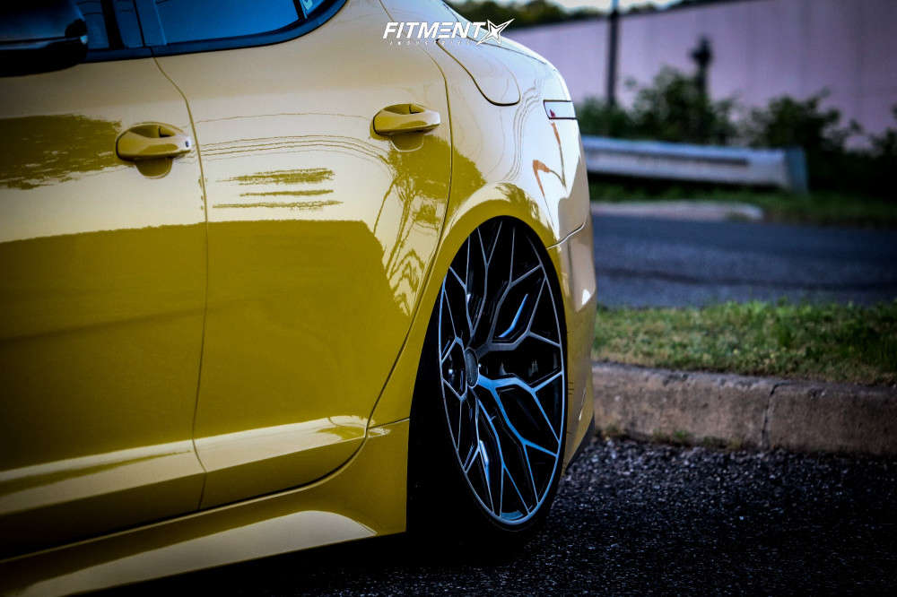 2018 Kia Stinger GT Limited with 20x9 Vossen HF-2 and Michelin 245x35 on Lowering Springs ...