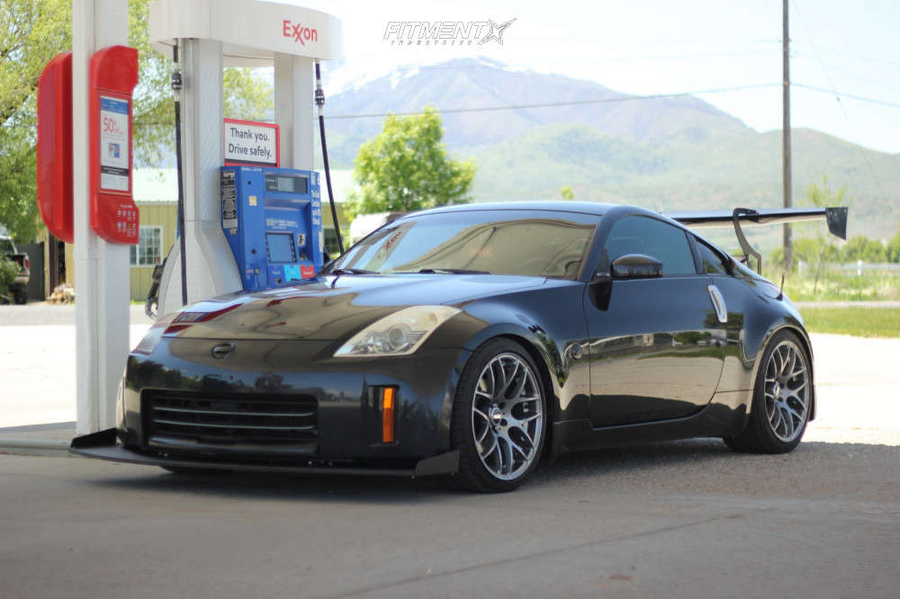 2008 Nissan 350Z Base with 19x9.5 VMR V710 and BFGoodrich 255x35 on ...
