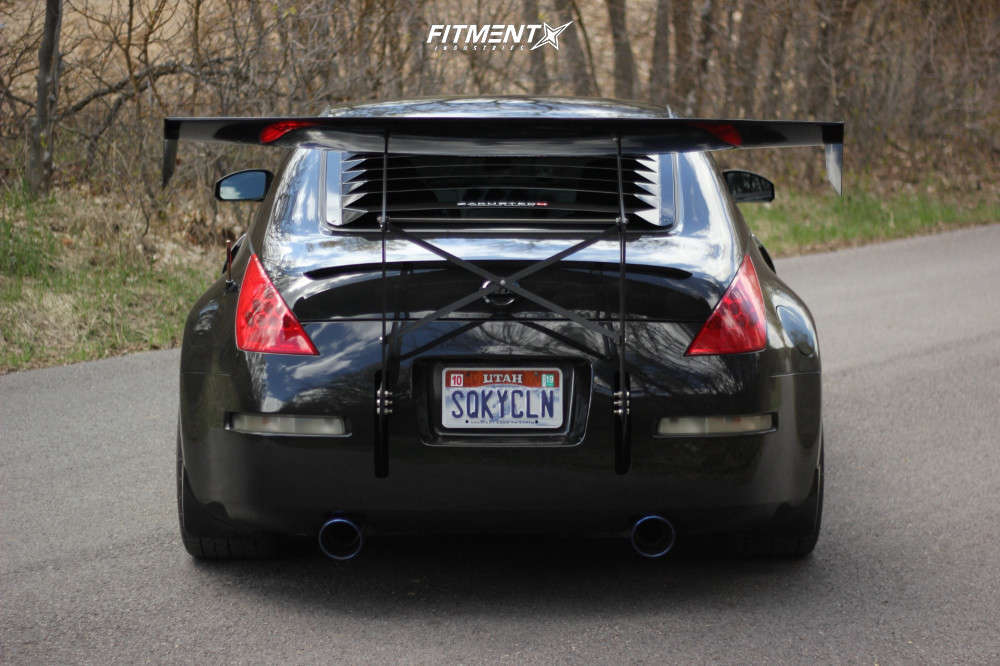2008 Nissan 350Z Base with 19x9.5 VMR V710 and BFGoodrich 255x35 on ...