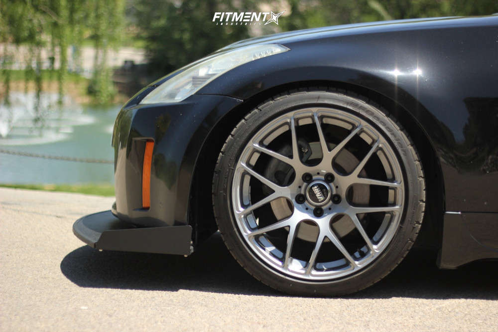 2008 Nissan 350Z Base with 19x9.5 VMR V710 and BFGoodrich 255x35 on ...