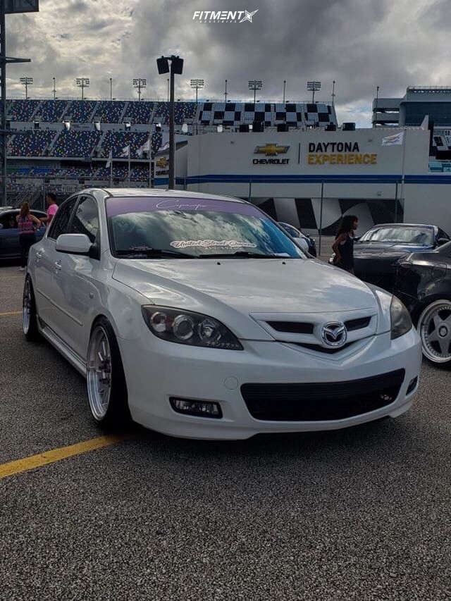 2008 Mazda 3 S with 18x8.5 ESR Sr09 and Federal 215x40 on Coilovers ...