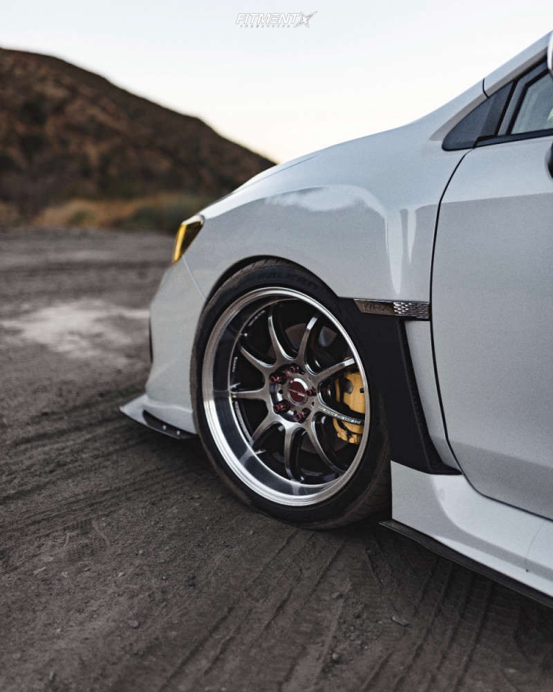 2018 Subaru WRX Base with 18x9.5 Work Emotion D9r and Falken 265x35 on ...