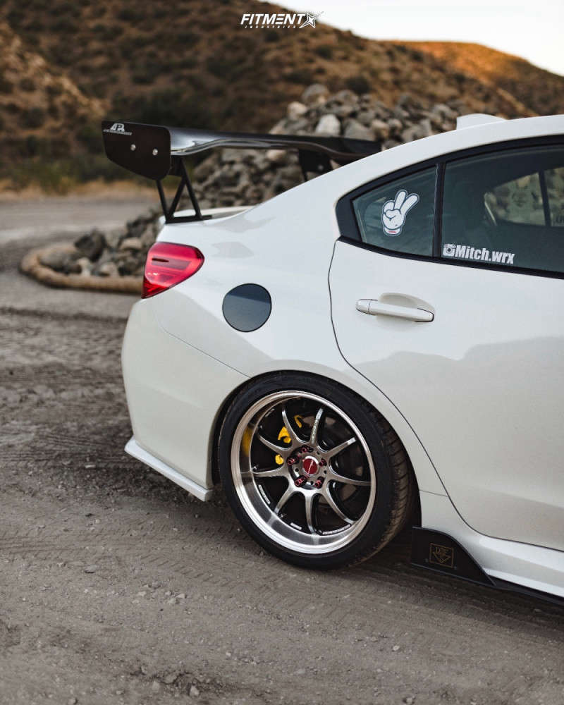 2018 Subaru WRX Base with 18x9.5 Work Emotion D9r and Falken 265x35 on ...