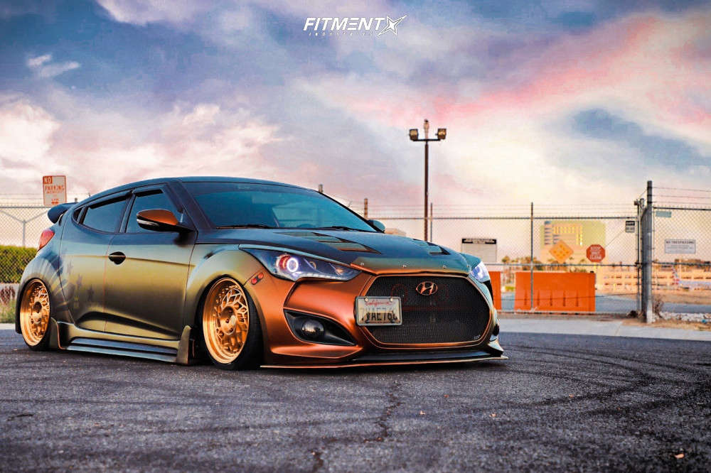 2016 Hyundai Veloster Turbo with 18x8.5 Regen5 R32 and Nankang 215x35 ...