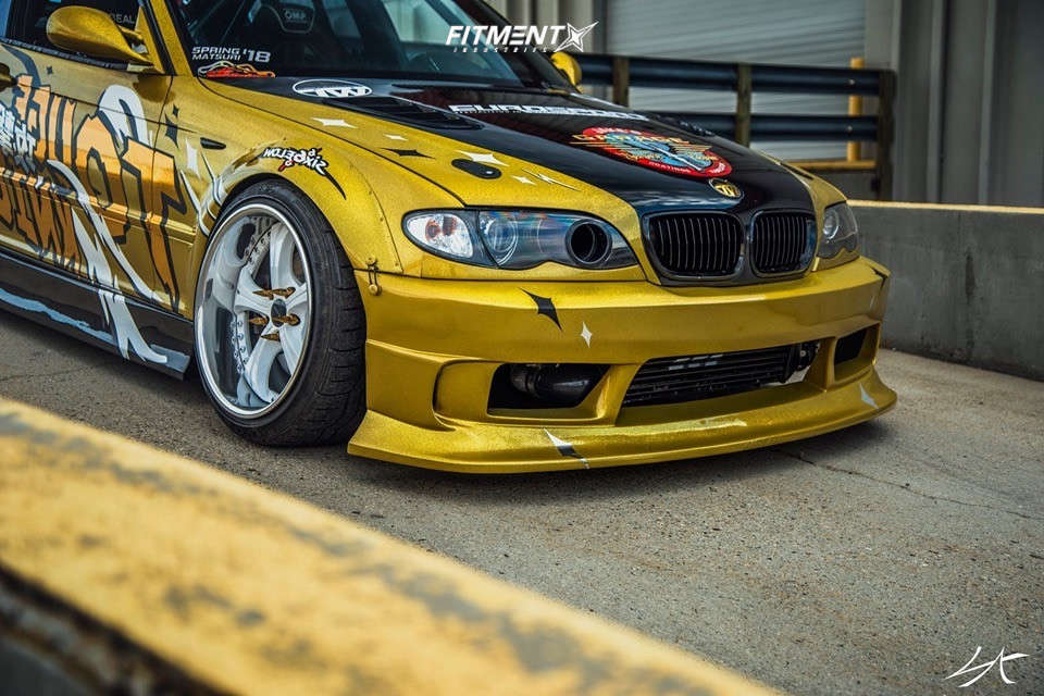 2000 BMW 3 Series Base with 18x10 SSR Vienna Courage and Falken 225x40 ...