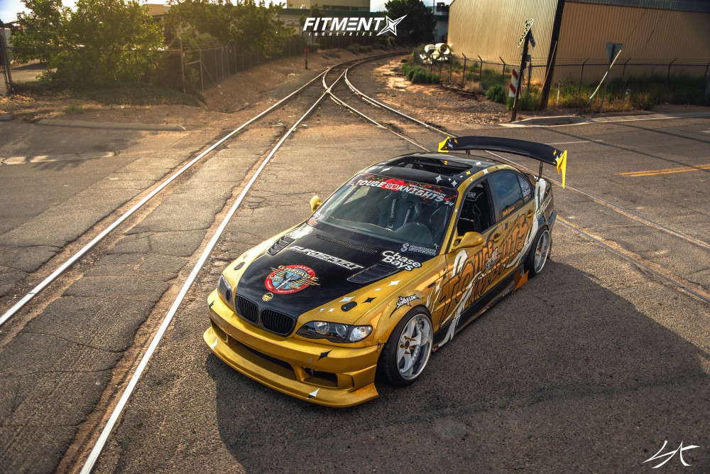 2000 BMW 3 Series Base with 18x10 SSR Vienna Courage and Falken 225x40 ...