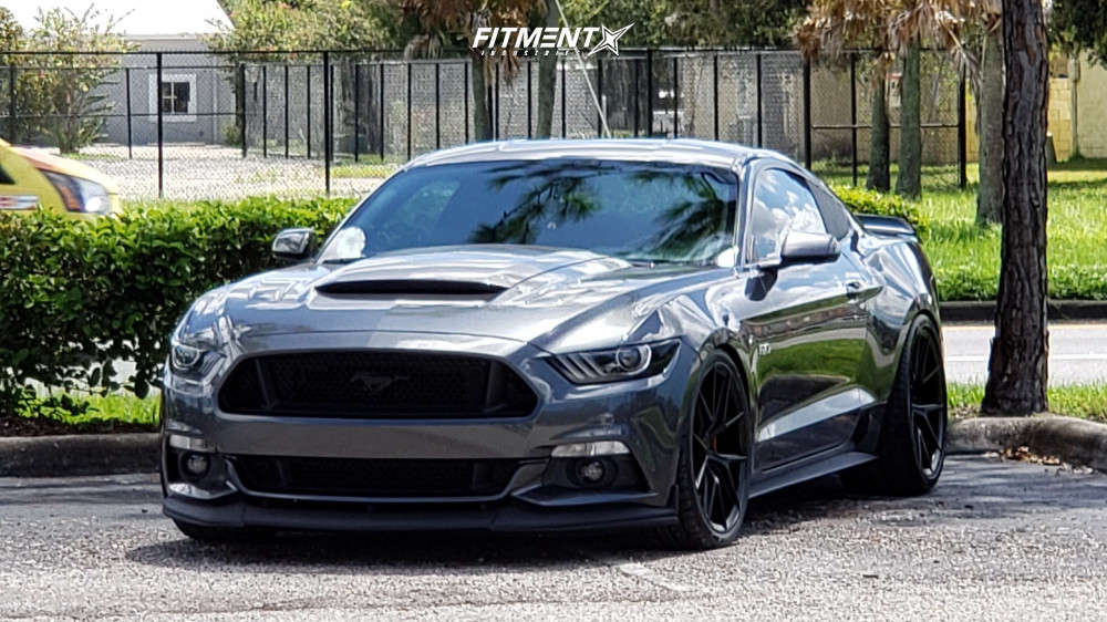 2016 Ford Mustang GT with 20x9 Verde Axis and Nitto 275x35 on Lowering ...