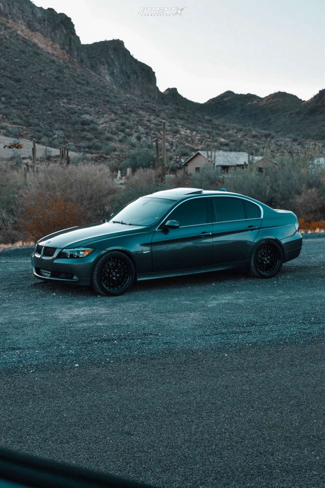 2007 BMW 335is Base with 19x9.5 ESR Sr05 and Goodyear 235x30 on Stock ...