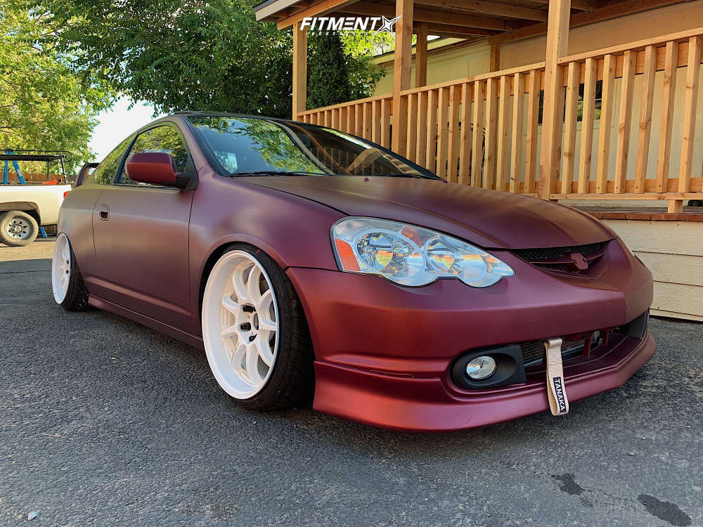 2002 Acura RSX Base with 18x9.5 Work Emotion D9r and Federal 215x35 on Air Suspension | 777880 ...
