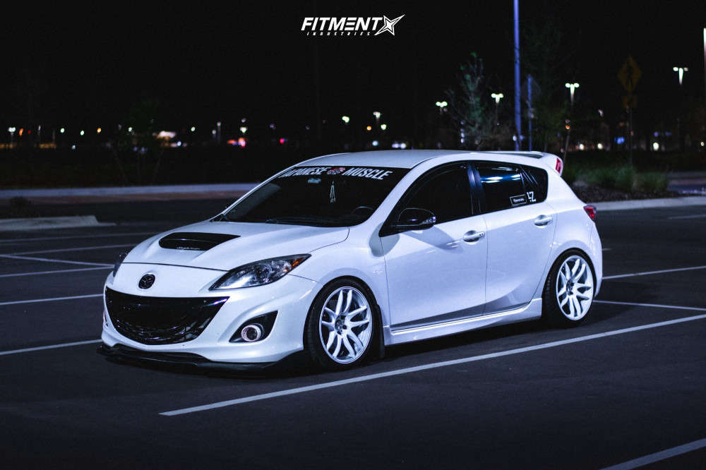 2012 Mazda MazdaSpeed3 Base with 18x9.5 ESR SR08 and Michelin 225x40 on ...