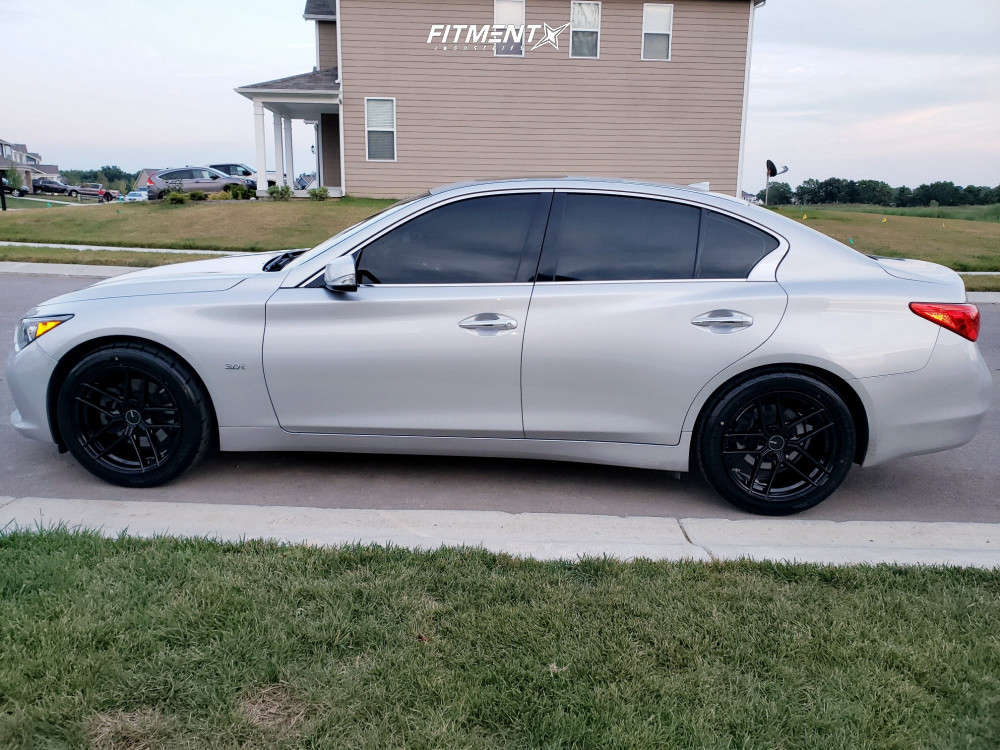 2017 INFINITI Q50 Premium with 18x9.5 Enkei Ty5 and Firestone 275x40 on ...
