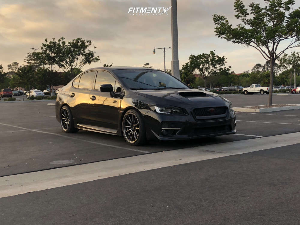 2017 Subaru WRX Premium with 18x9.5 Cosmis Racing R1 and Nexen 255x35 ...