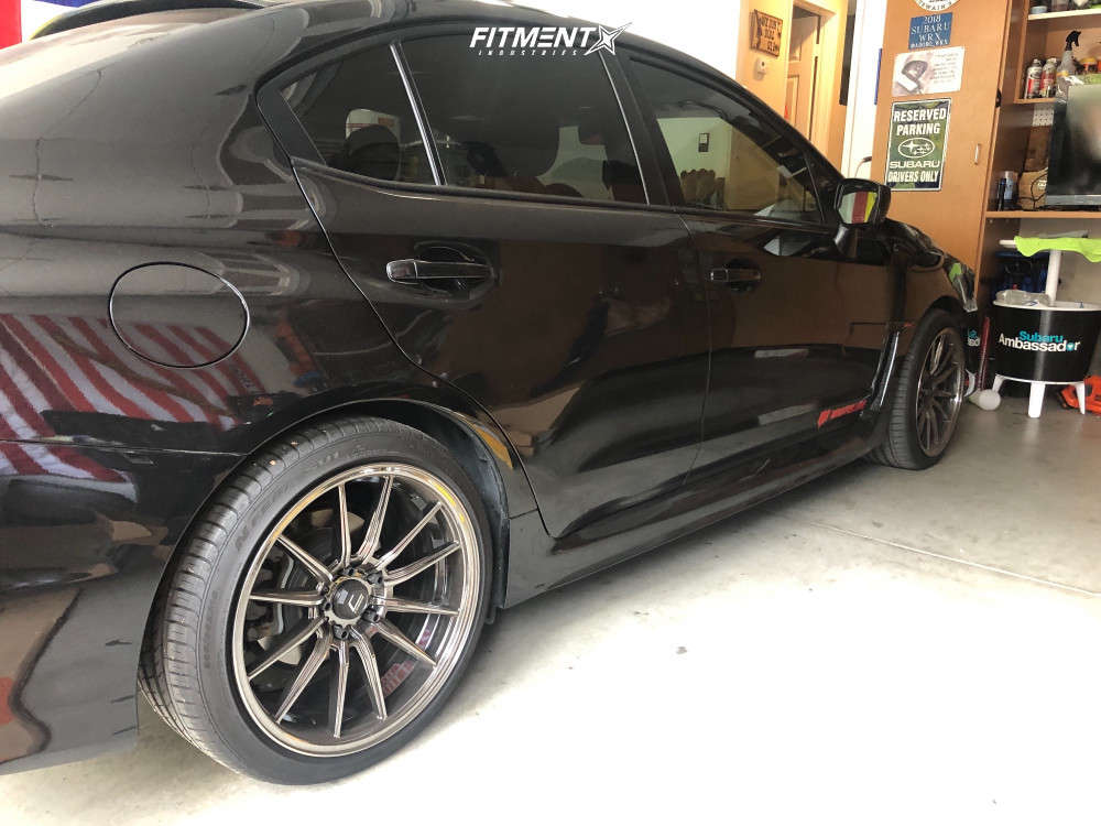 2017 Subaru WRX Premium with 18x9.5 Cosmis Racing R1 and Nexen 255x35 ...