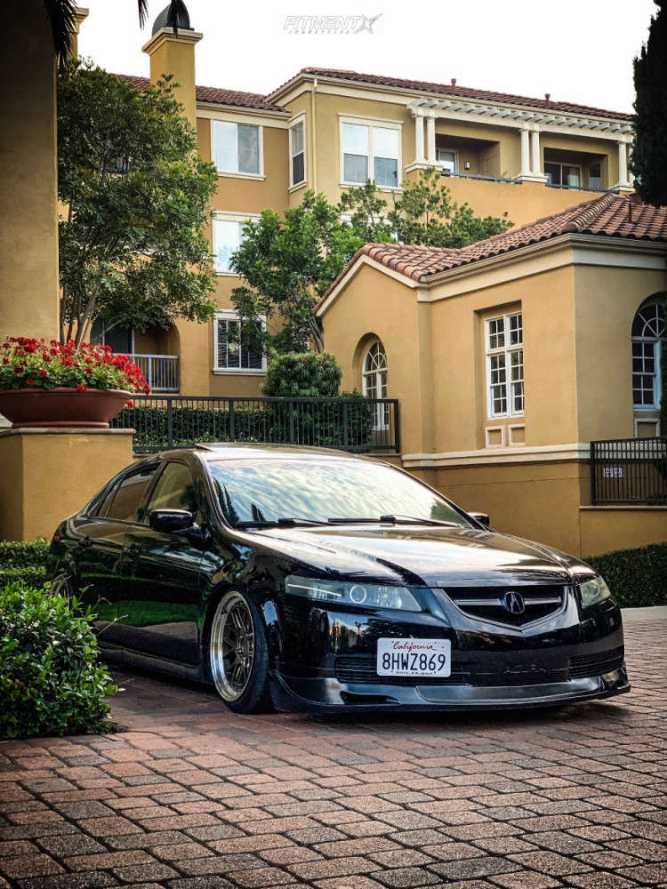 2006 Acura TL Base with 18x9.5 Aodhan DS06 and Delinte 225x40 on ...