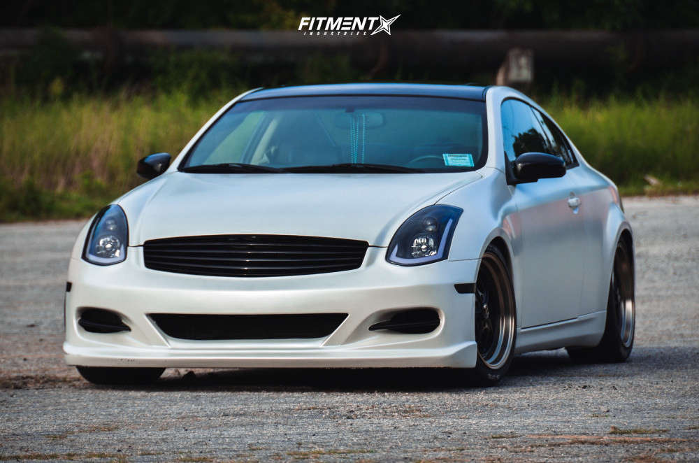 2004 INFINITI G35 Rwd 2dr Coupe w/Leather (3.5L 6cyl 5A) with 18x9.5 ...