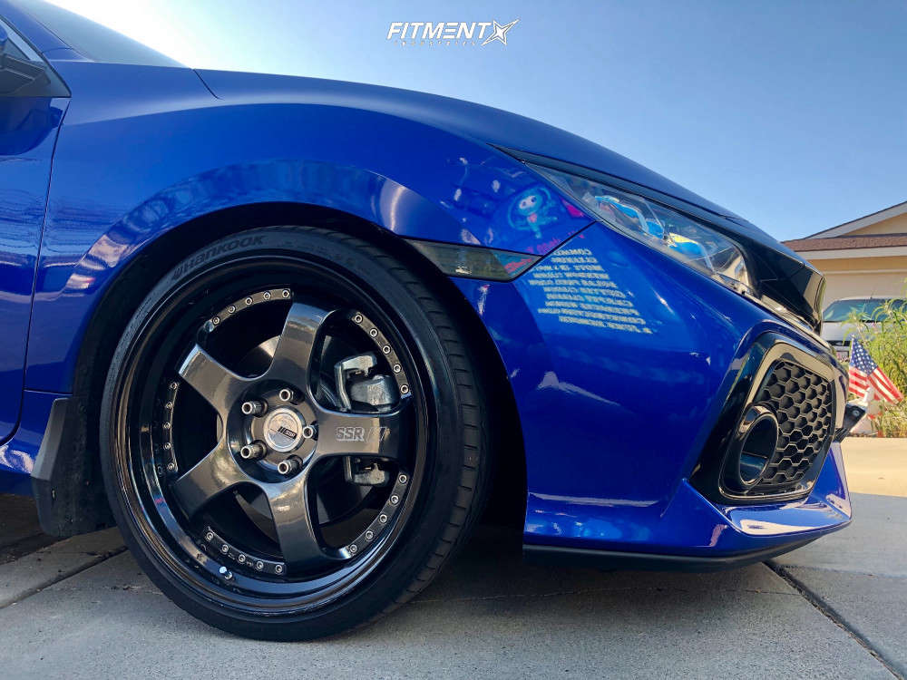 2019 Honda Civic Si with 19x9 SSR Sp1 and Hankook 225x35 on Lowering Springs | 779172 | Fitment ...