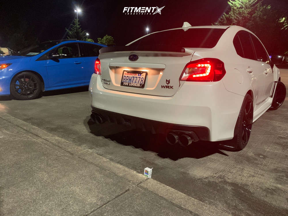 2019 Subaru WRX Base with 18x9.5 Option Lab R555 and Michelin 255x35 on ...