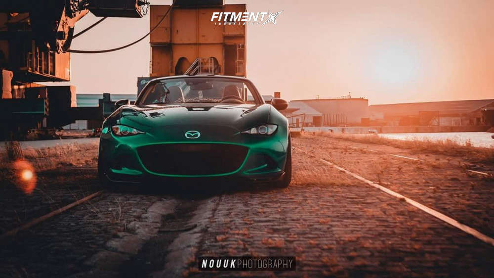 2016 Mazda MX-5 Miata Sport with 17x8 BBS Ra and Hankook 205x40 on Air ...