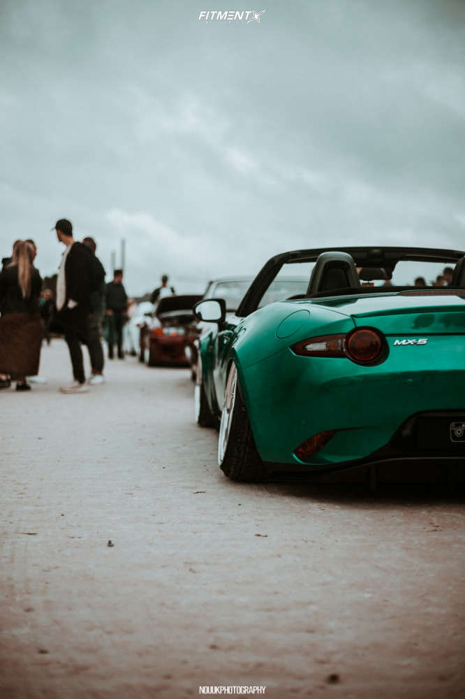 2016 Mazda MX-5 Miata Sport with 17x8 BBS Ra and Hankook 205x40 on Air ...