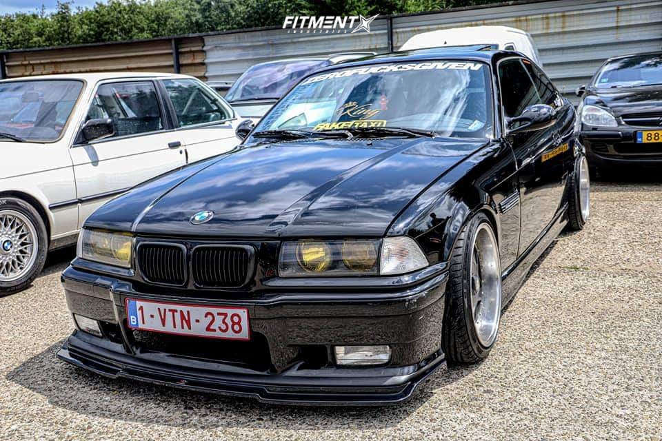 1992 BMW 320i Base with 17x8.5 King K7000 and Goodyear 215x40 on ...