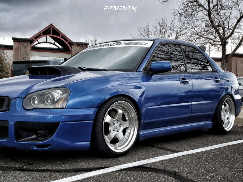 2005 Subaru WRX Base with 18x9.5 ESR Sr06 and Sumitomo 225x40 on Coilovers | 779752 | Fitment ...