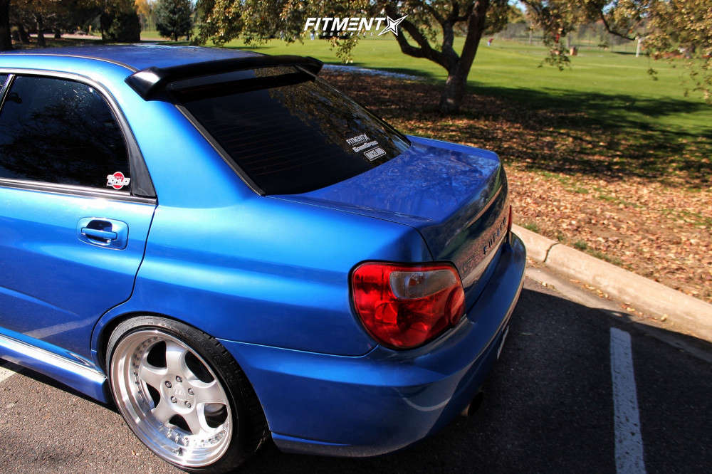 2005 Subaru WRX Base with 18x9.5 ESR Sr06 and Sumitomo 225x40 on ...