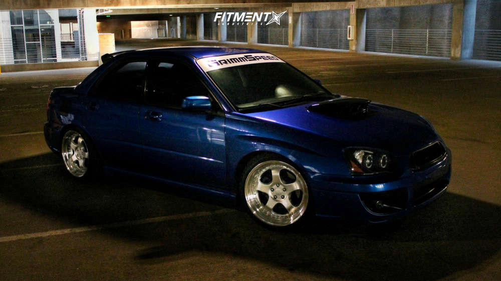 2005 Subaru WRX Base with 18x9.5 ESR Sr06 and Sumitomo 225x40 on ...