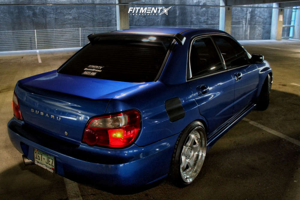 2005 Subaru WRX Base with 18x9.5 ESR Sr06 and Sumitomo 225x40 on ...