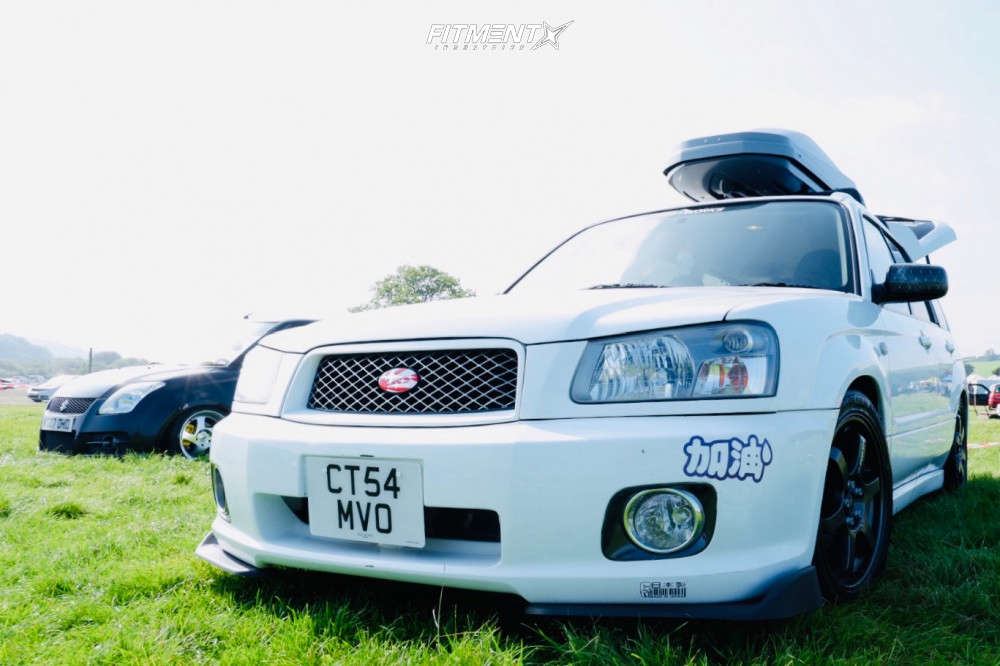2004 Subaru Forester XS with 17x7.5 Rota Grid and Bridgestone 225x45 on ...